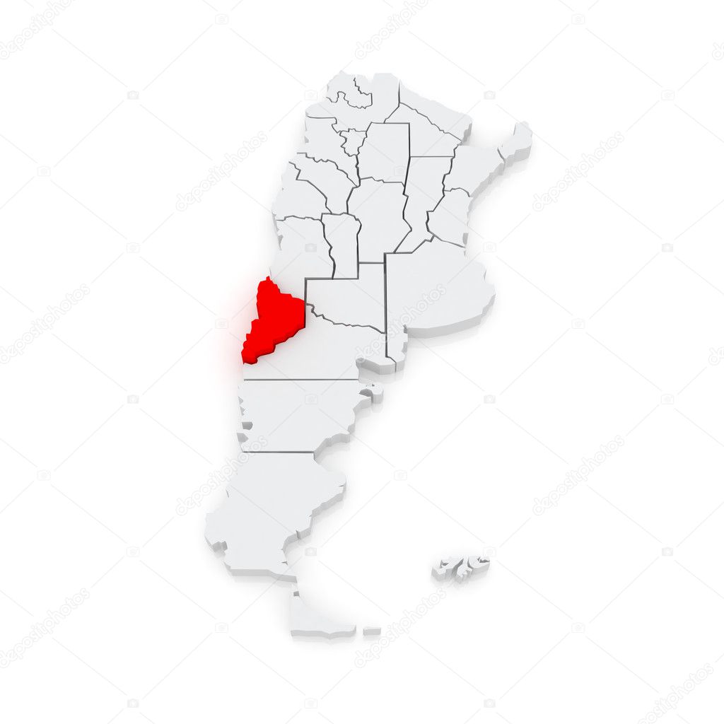 Map of Neuquen. Argentina. — Stock Photo © Tatiana53 #48548003