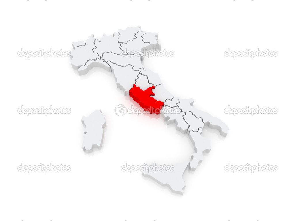 Map of Lazio. Italy. Stock Photo by ©Tatiana53 48570475