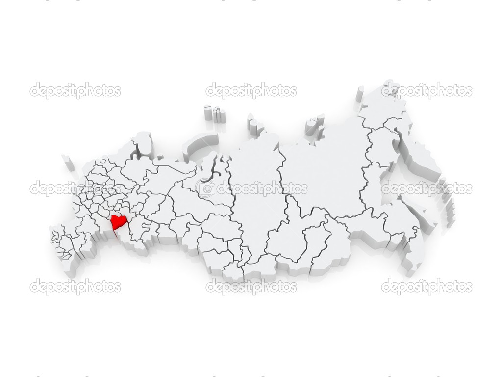 Map of the Russian Federation. Samara region. Stock Photo by ©Tatiana53 ...