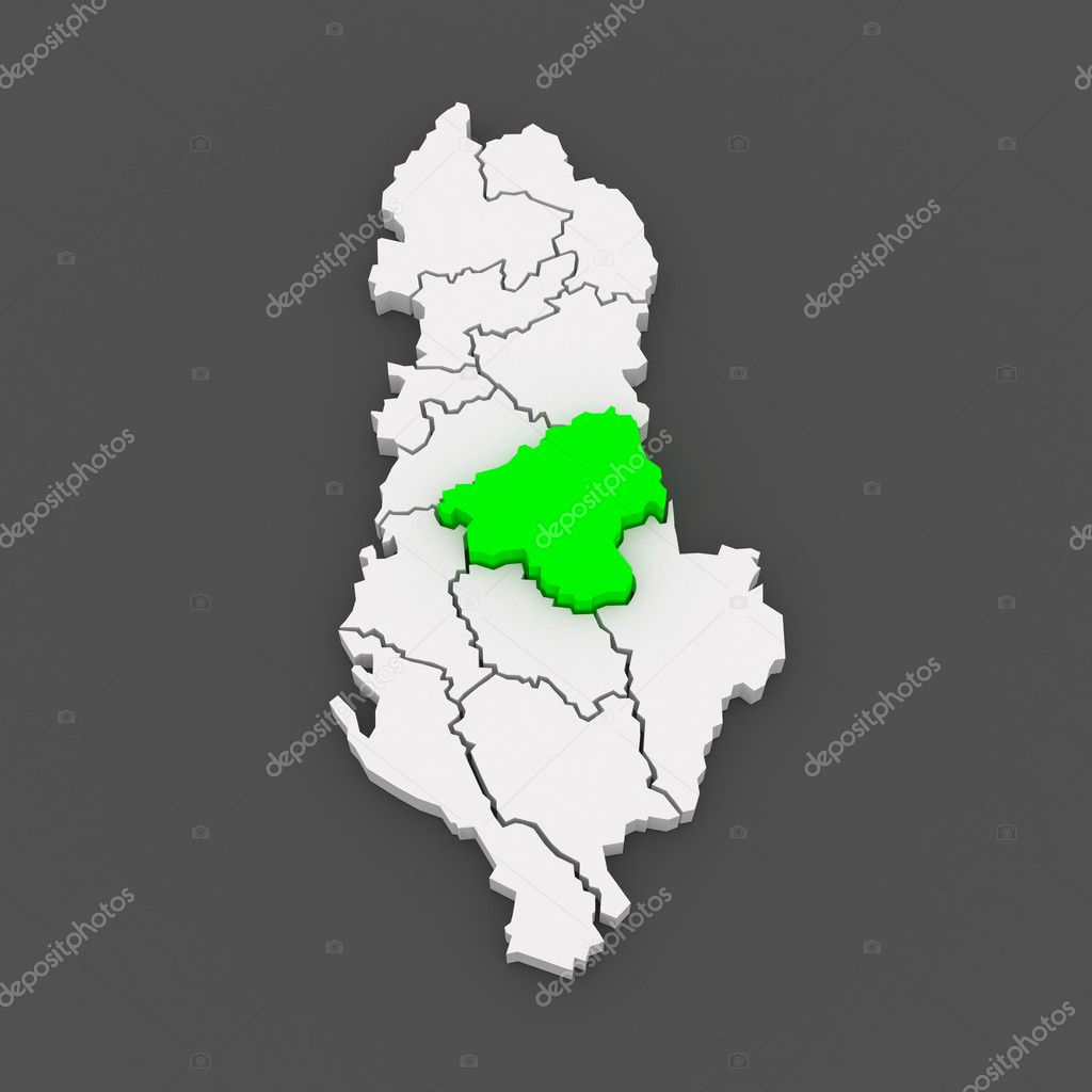 Map of Elbasan. Albania. — Stock Photo © Tatiana53 #49496587