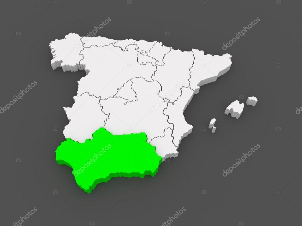 map of andalusia