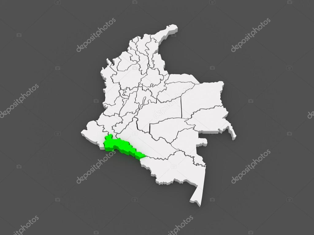 Mapa de Putumayo. Colombia . — Foto de stock #49596413 © Tatiana53