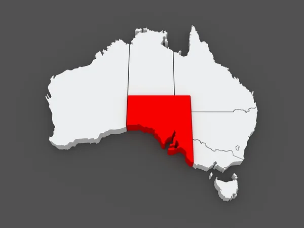 Map of South Australia. Australia. Stock Photo by ©Tatiana53 49495019