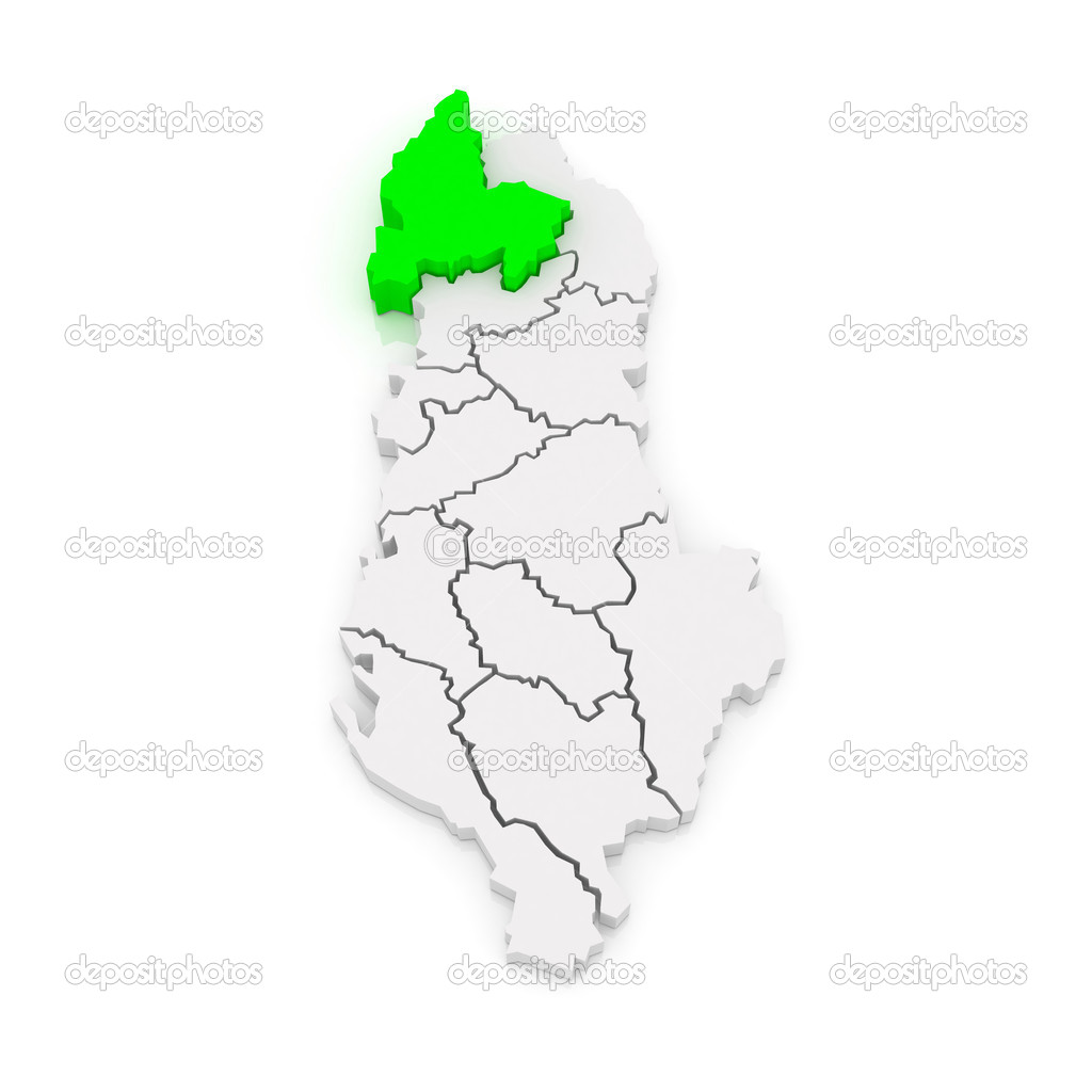 Map of Shkoder. Albania. — Stock Photo © Tatiana53 #49829231