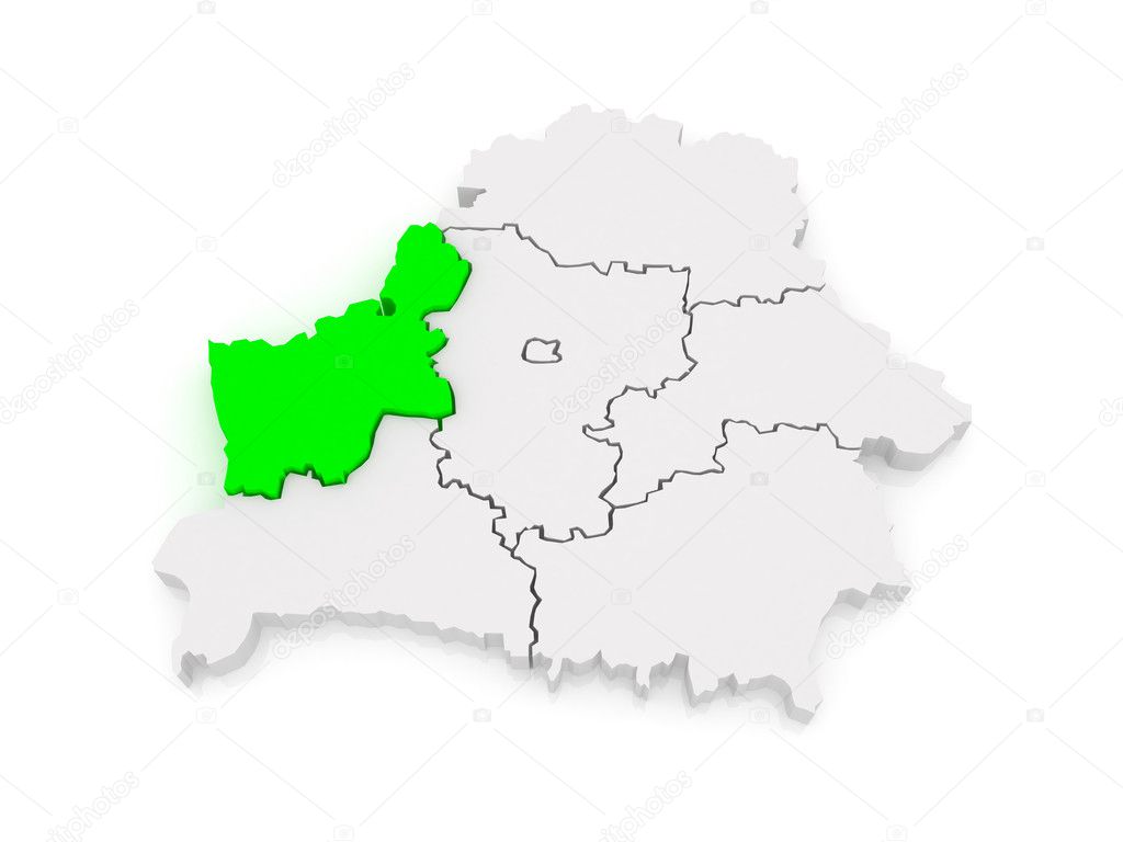 Map of Grodno region. Belarus. — Stock Photo © Tatiana53 #49829261