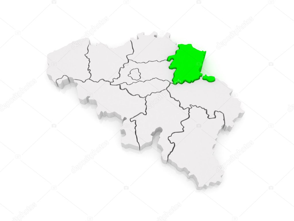 Map of Limburg. Belgium. — Stock Photo © Tatiana53 #49829759