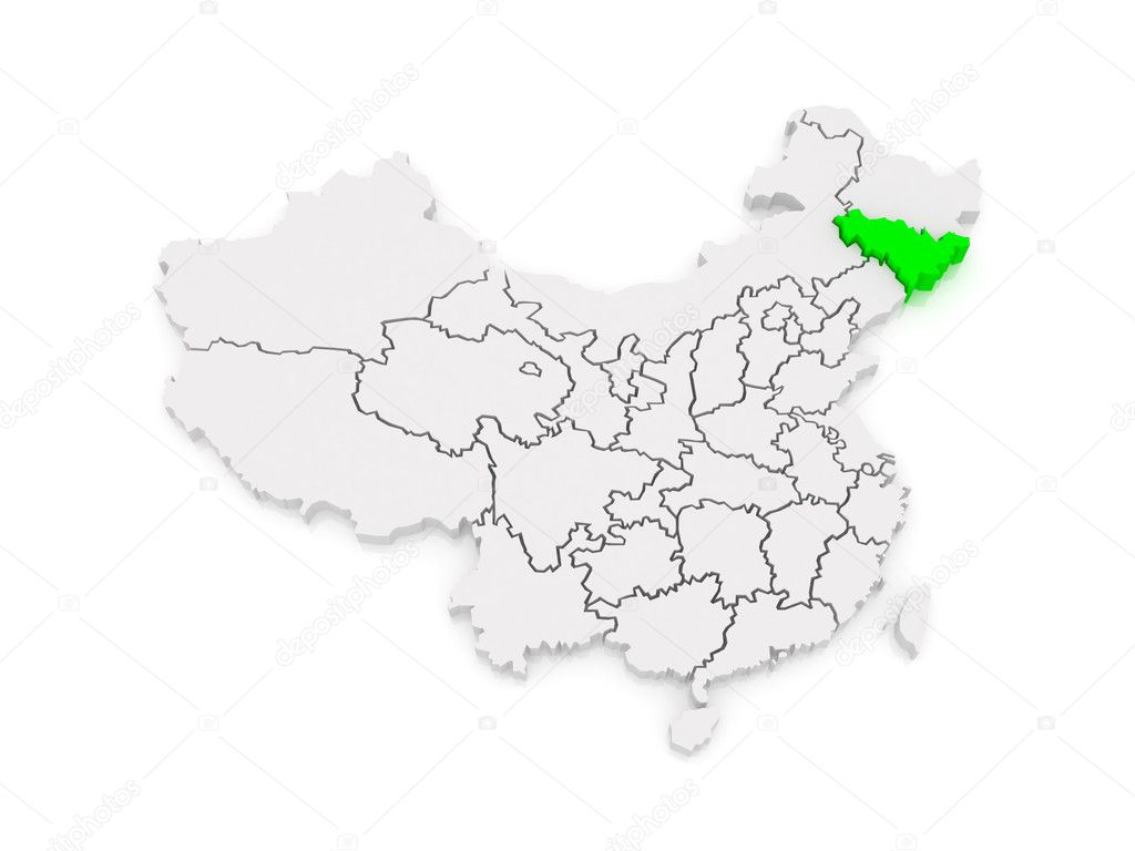 Map of Jilin. China. Stock Photo by ©Tatiana53 49830217