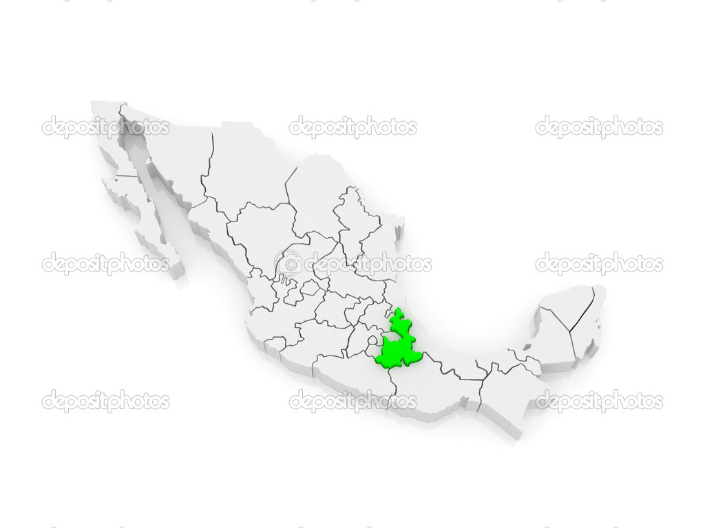 Puebla Mexico Map