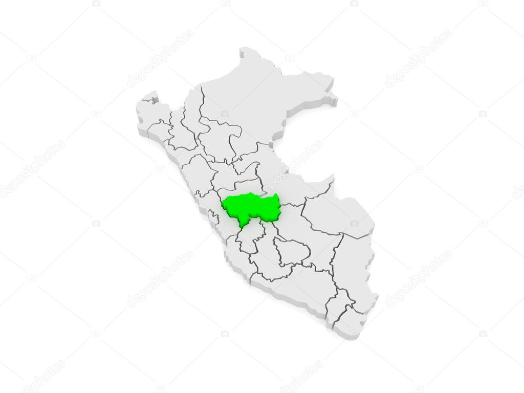 Mapa de Junin. Perú. 2022