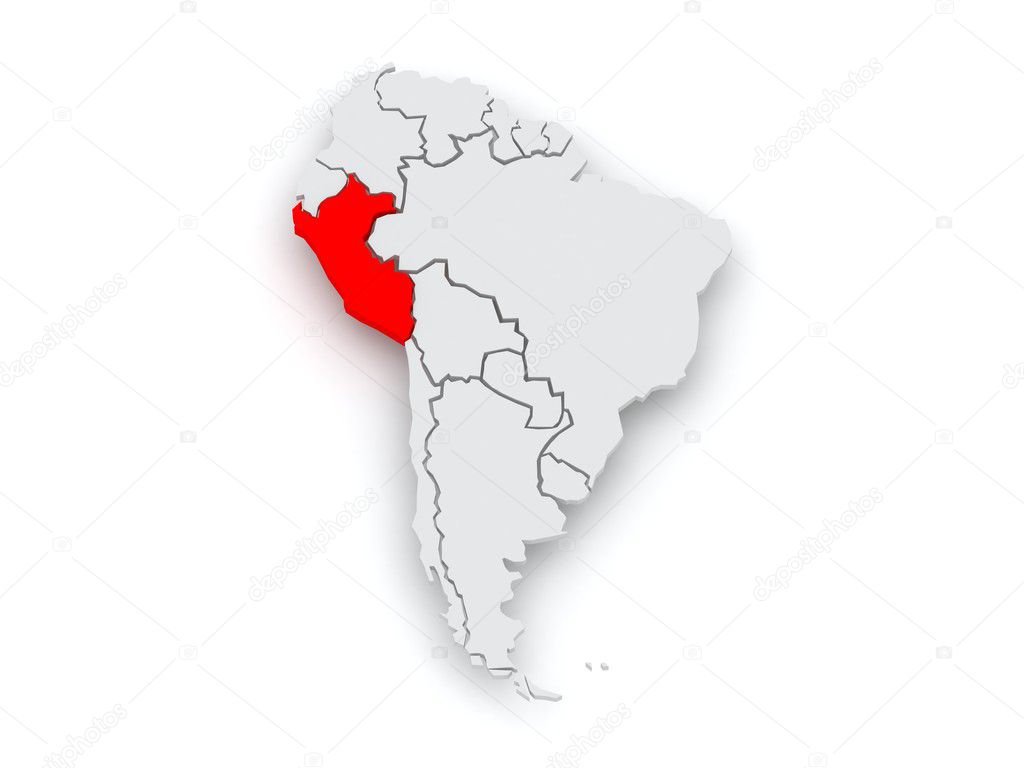 Mapa de mundos. Perú .: fotografía de stock © Tatiana53 #50314089 ...