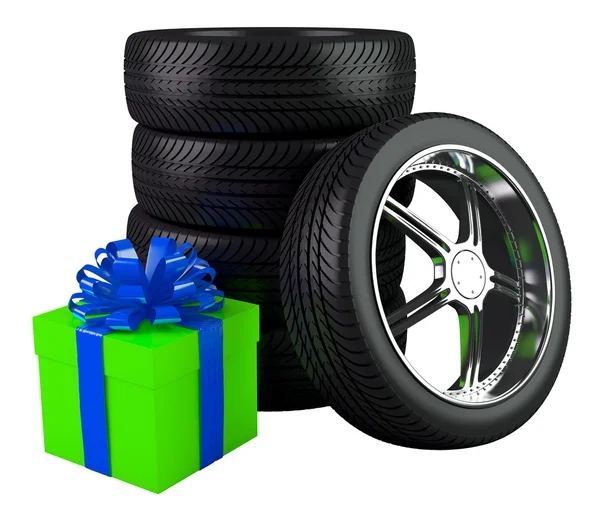 Tires gift Stock Photos, Royalty Free Tires gift Images | Depositphotos