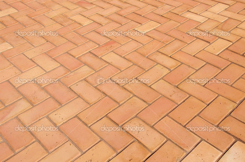 Paving slabs in the form of bricks. Background. Texture. Stock Photo by ...