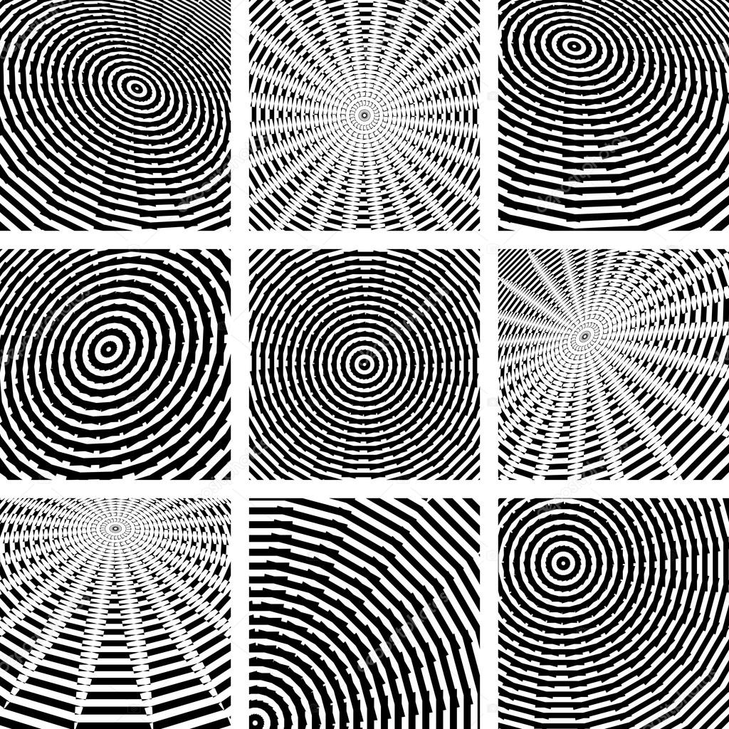 Circle and rotation. Abstract backdrops set. Stock Vector by ©troyka ...