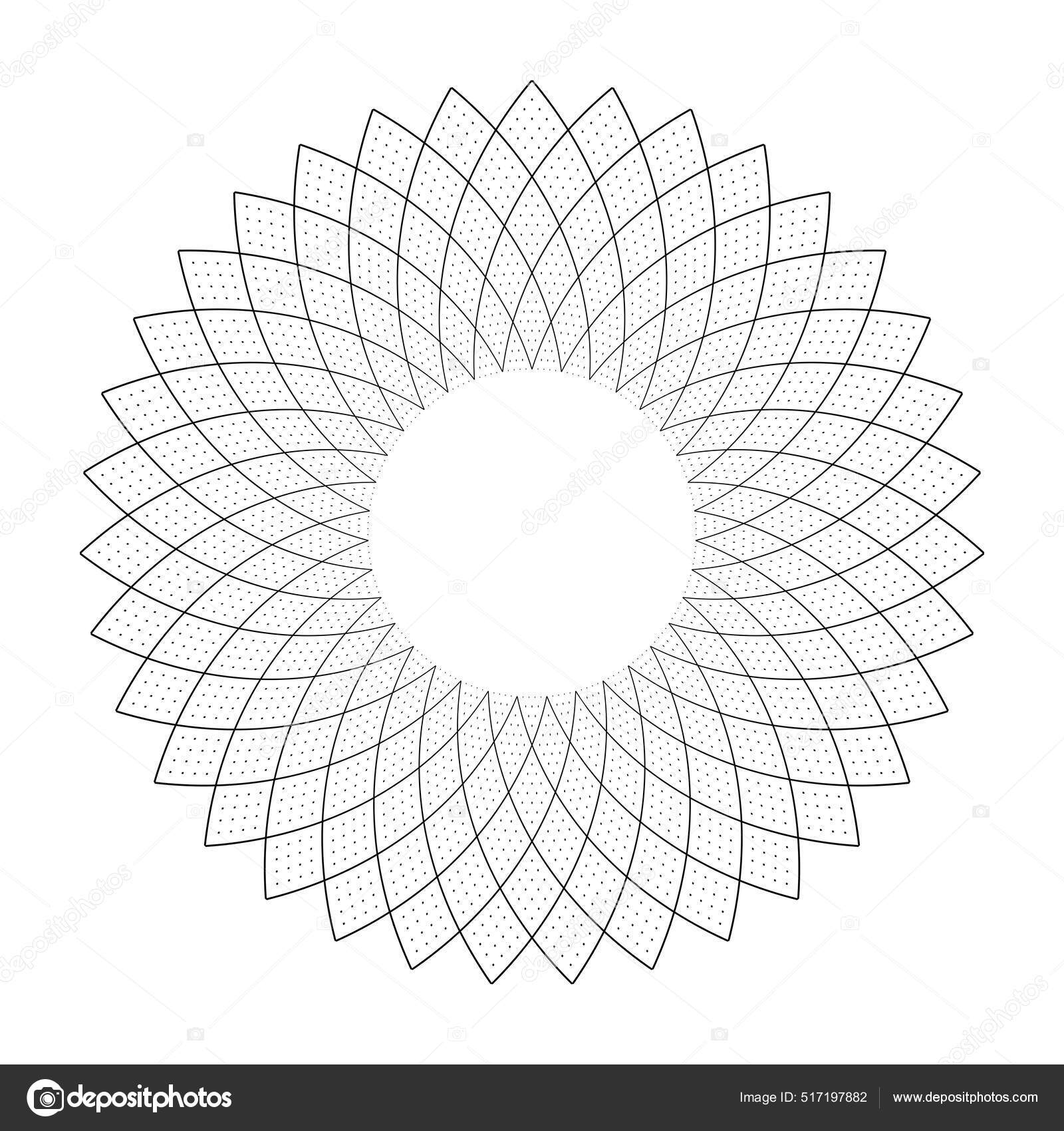 Abstract Geometric Circle Lines Dots Pattern Vector Art Stock Vector by ©troyka 517197882