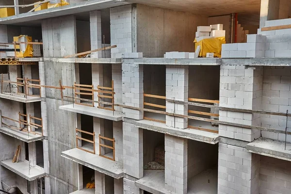 Building where concrete is under construction Stock Photos, Royalty ...