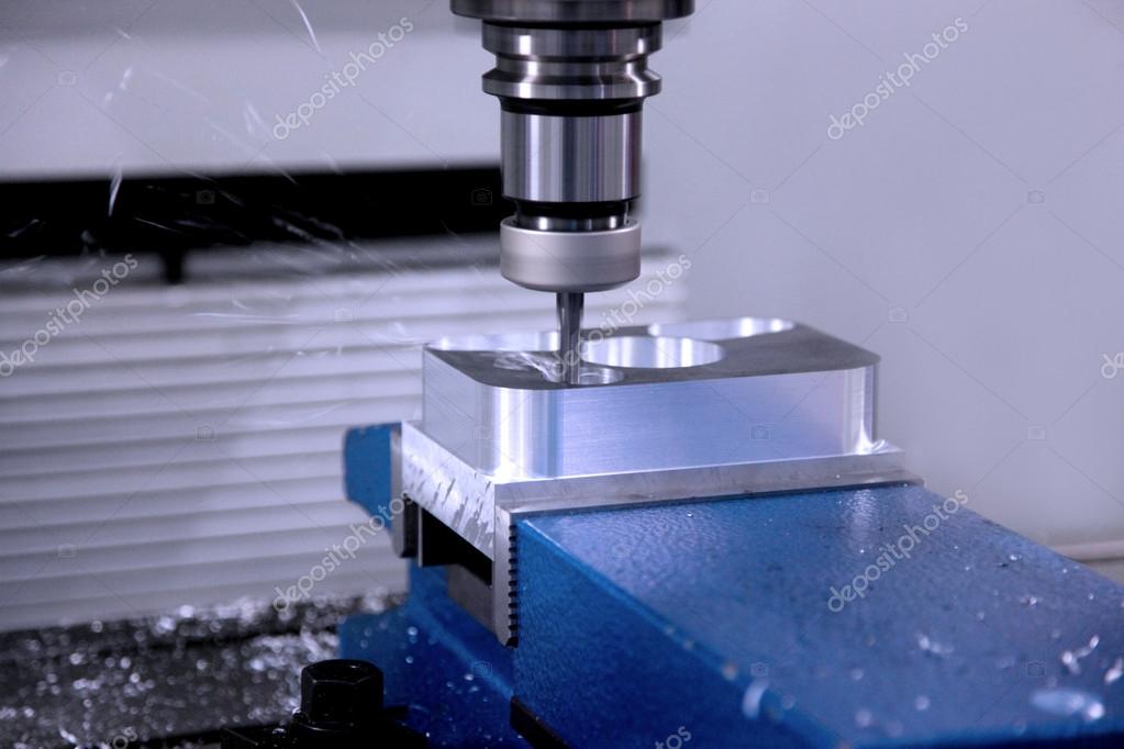 Drilling machine workpiece — Stock Photo © spopov #14019366