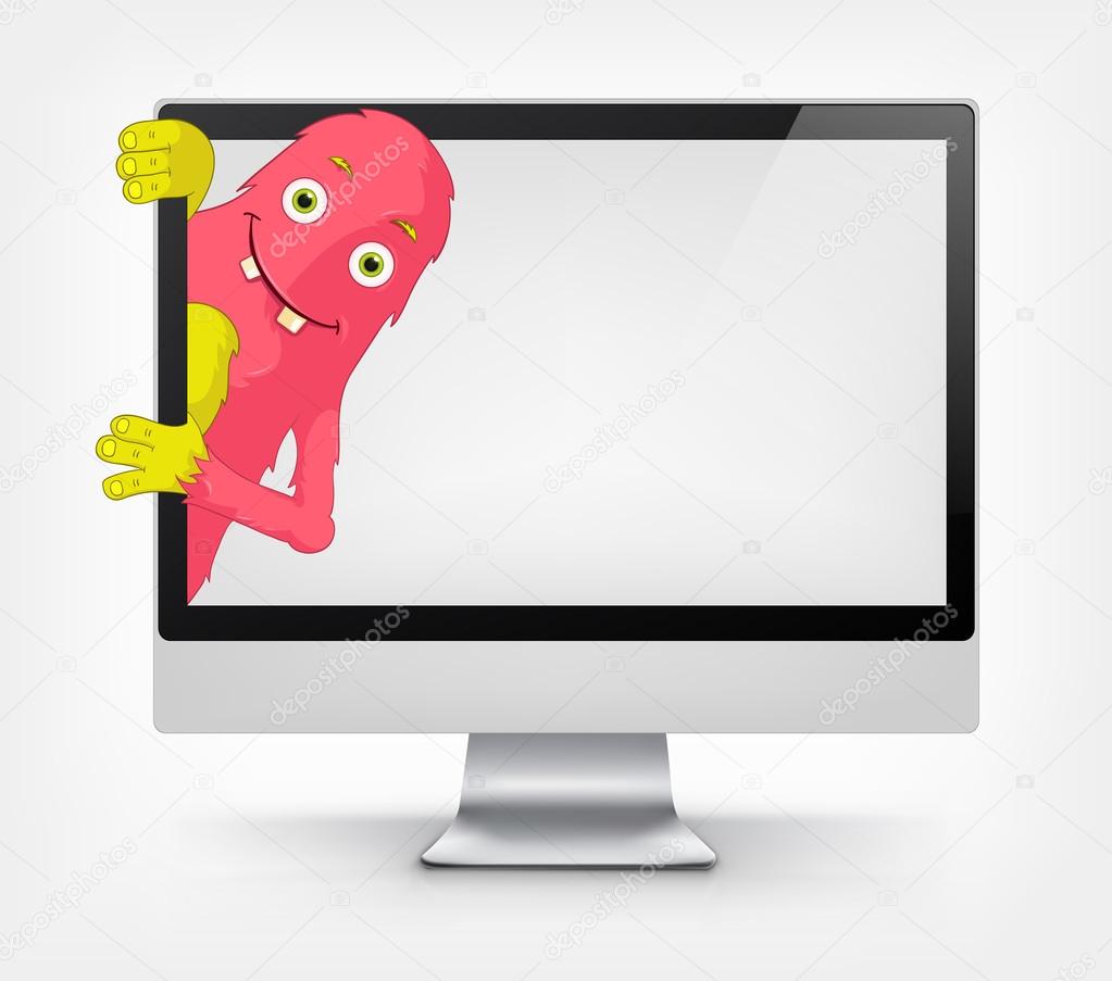 Funny Monster Stock Vector Image by ©VisualGeneration #16135259