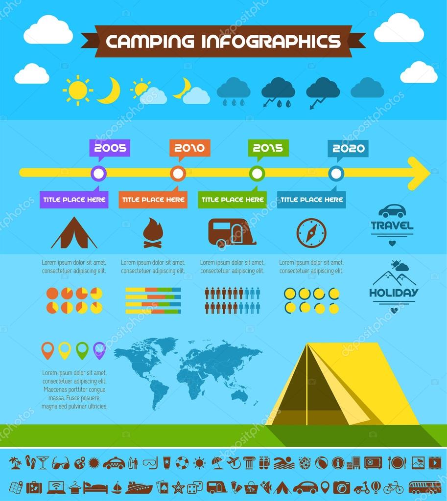 Camping Infographic