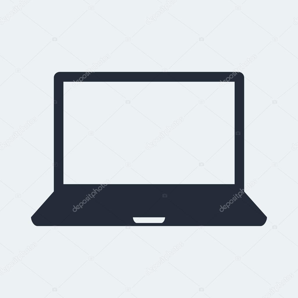 Laptop Icon Flat