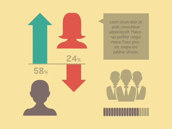 Gender statistics Vector Images | Depositphotos