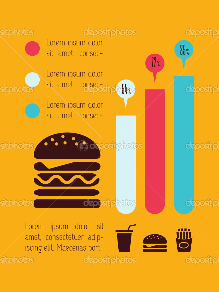 Food Infographic Element Stock Vector Image by ©VisualGeneration #49868583