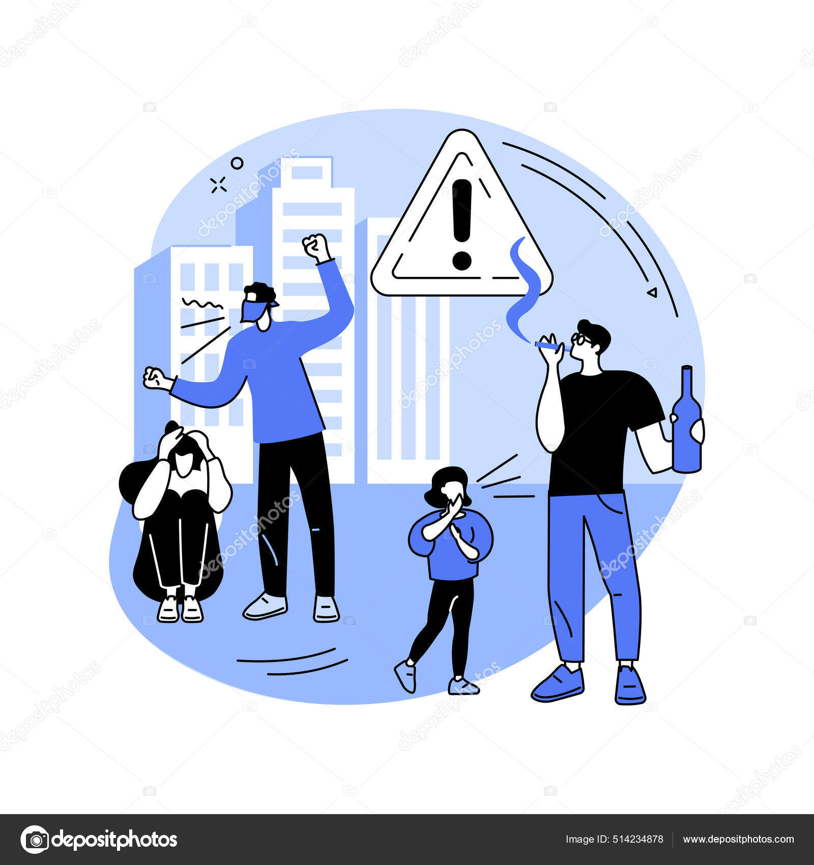 Antisocial Behavior Clipart