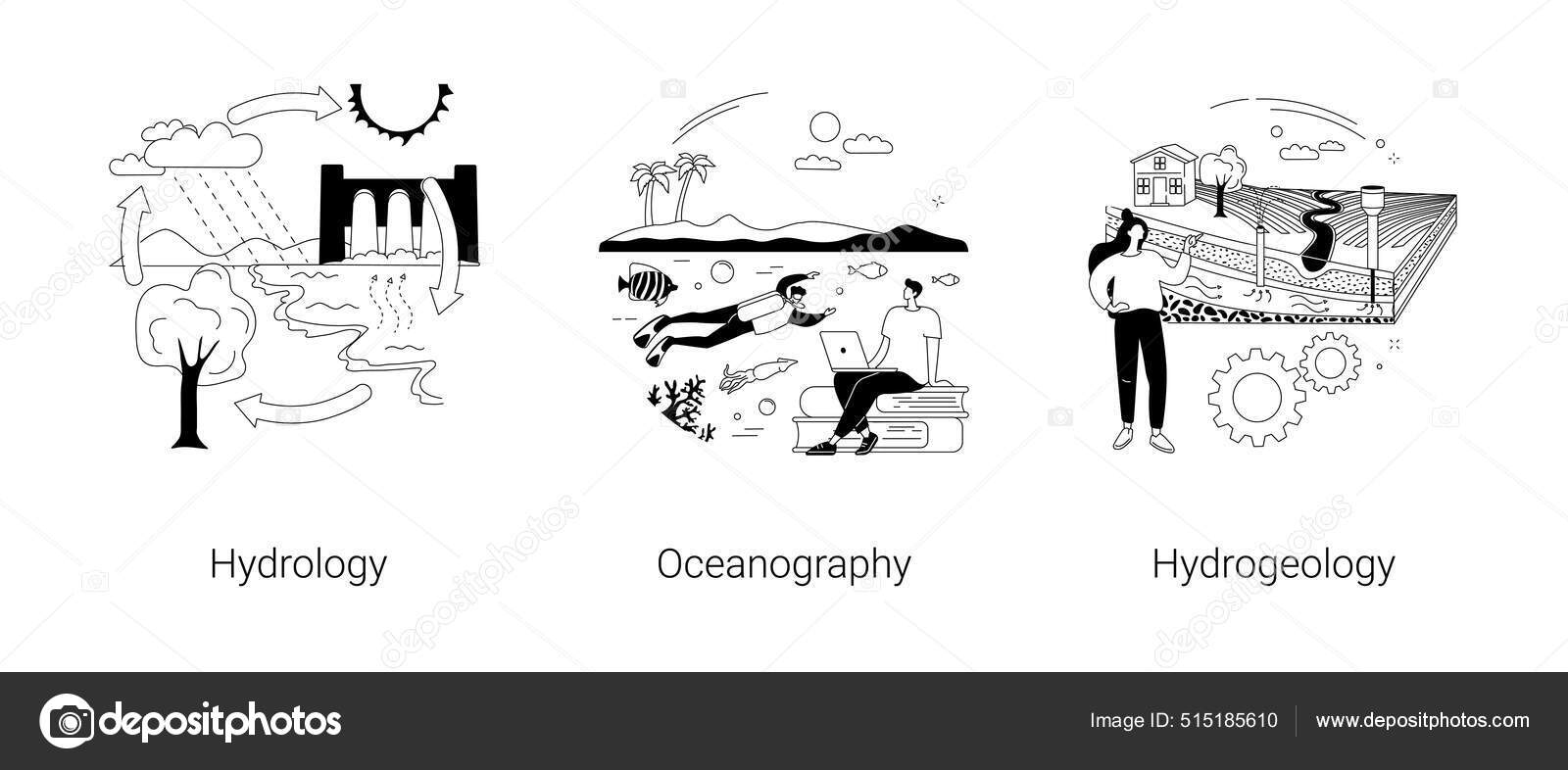 Applied geoscience abstract concept vector illustrations. Stock Vector ...