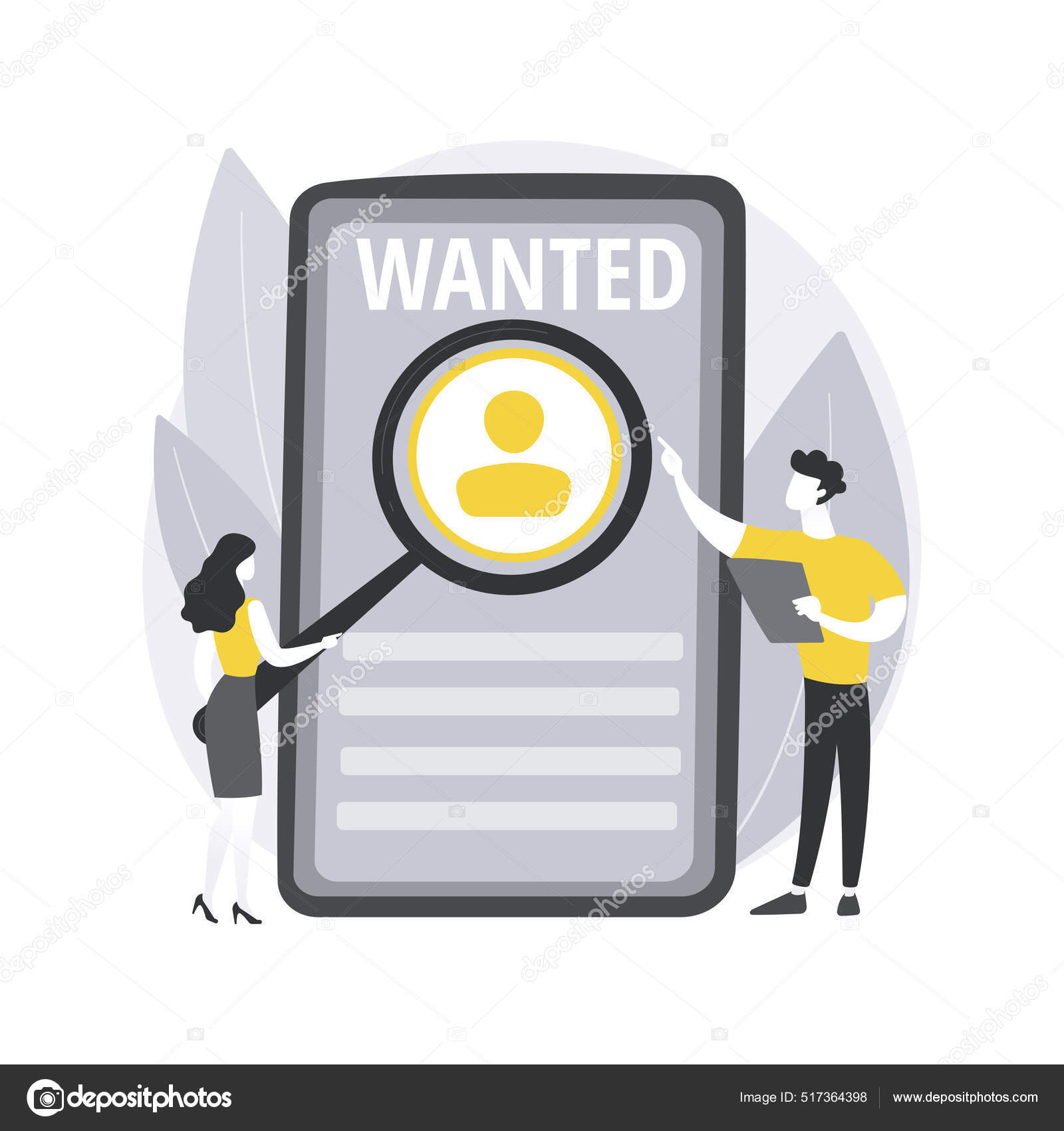 Wanted employees abstract concept vector illustration. Stock Vector by ...