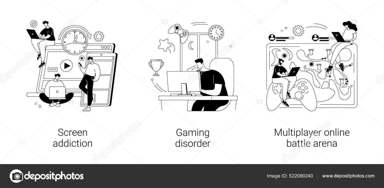 Digital overload abstract concept vector illustrations. Stock Vector ...