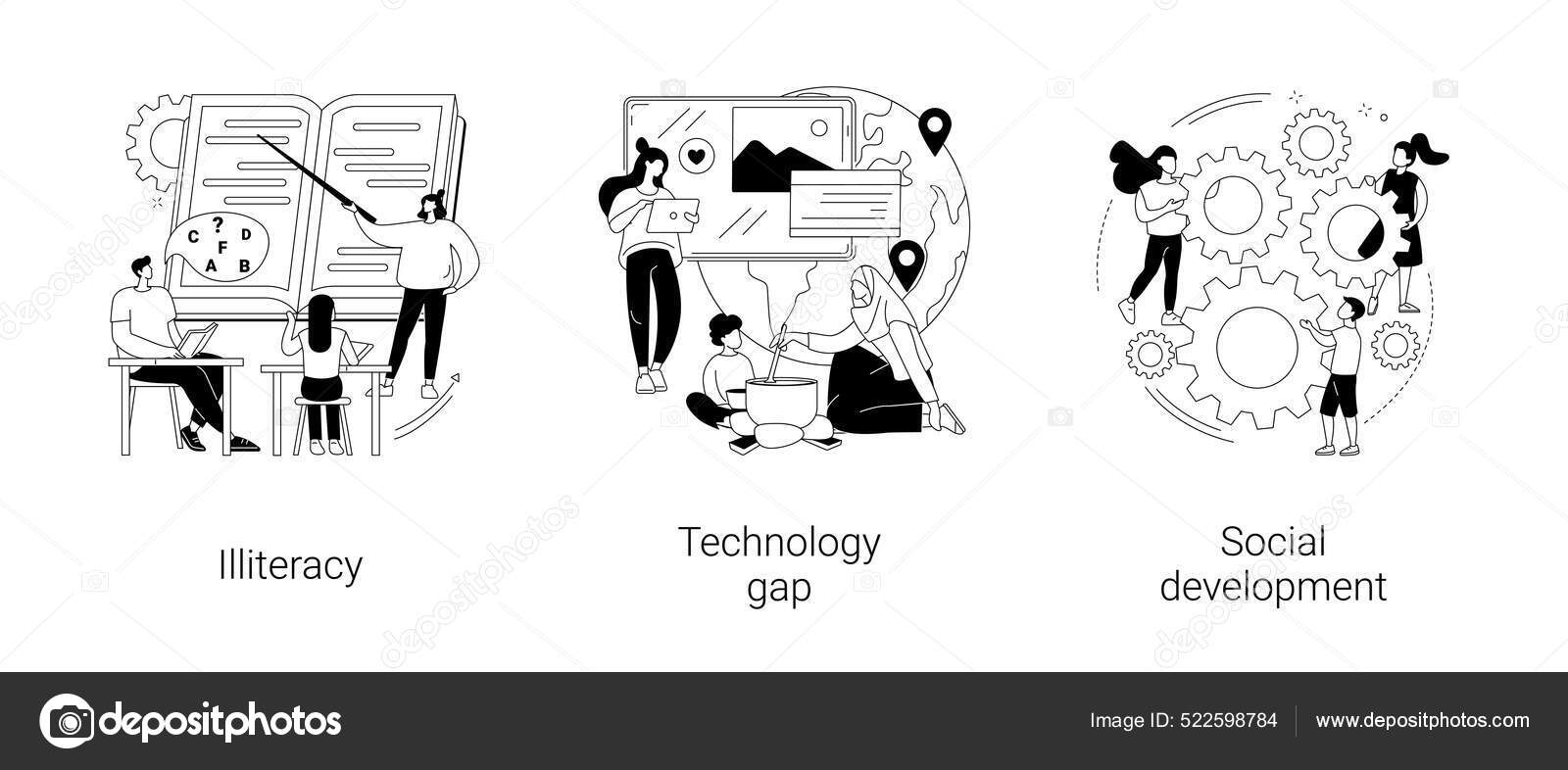 Developing country abstract concept vector illustrations. Stock Vector ...