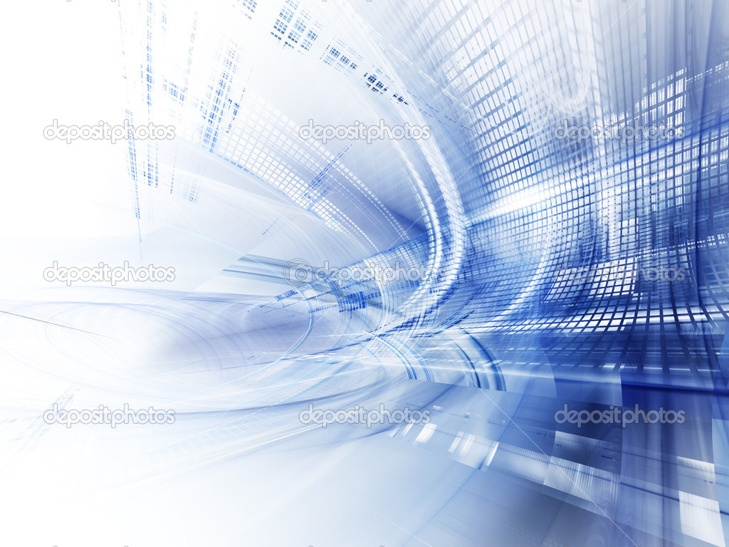 Blue and white techno design — Stock Photo © Emelyanov #27625465