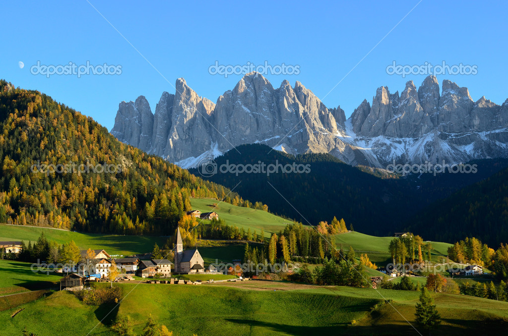 St. Magdalena in the Dolomites — Stock Photo © pljvv1 #21289827