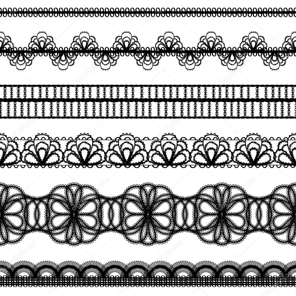 White Lace Border Graphic