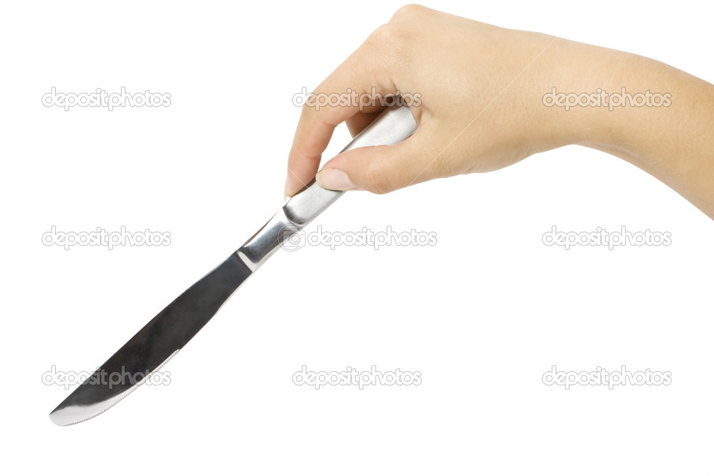 Knife in a hand — Stock Photo © Ivantsov #13908589