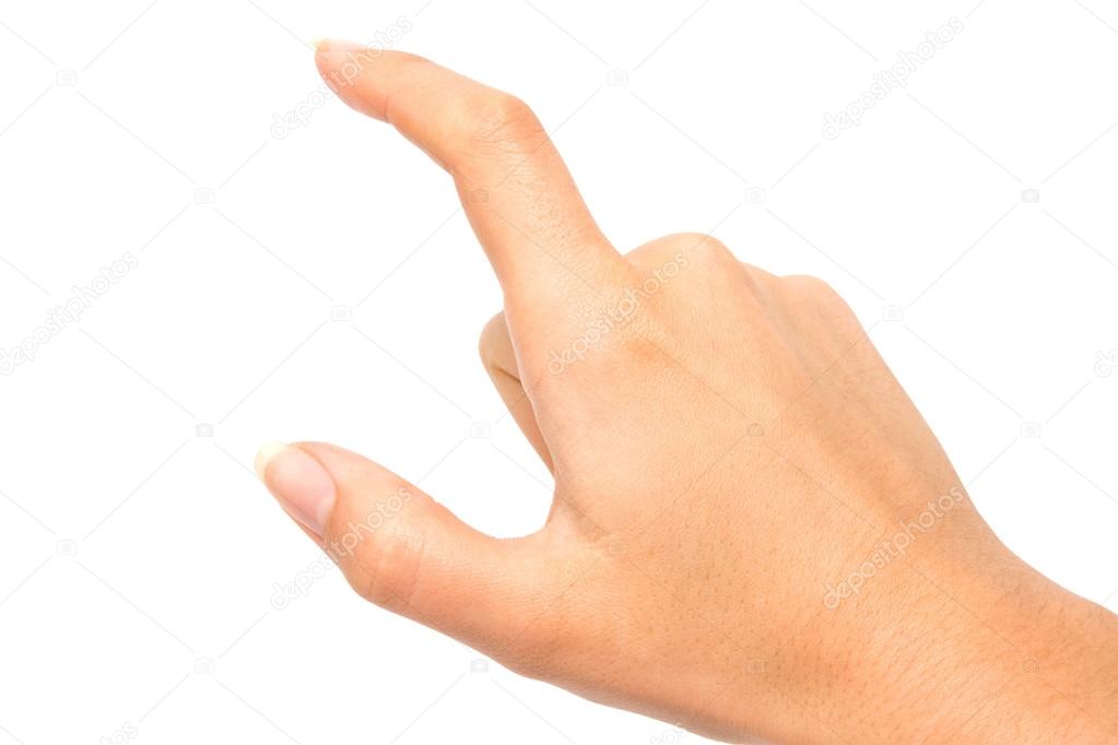 Hand touching screen Stock Photo by ©Ivantsov 14256771