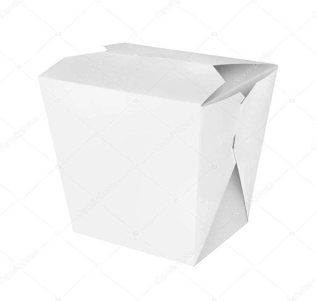 Blank Chinese Food Box