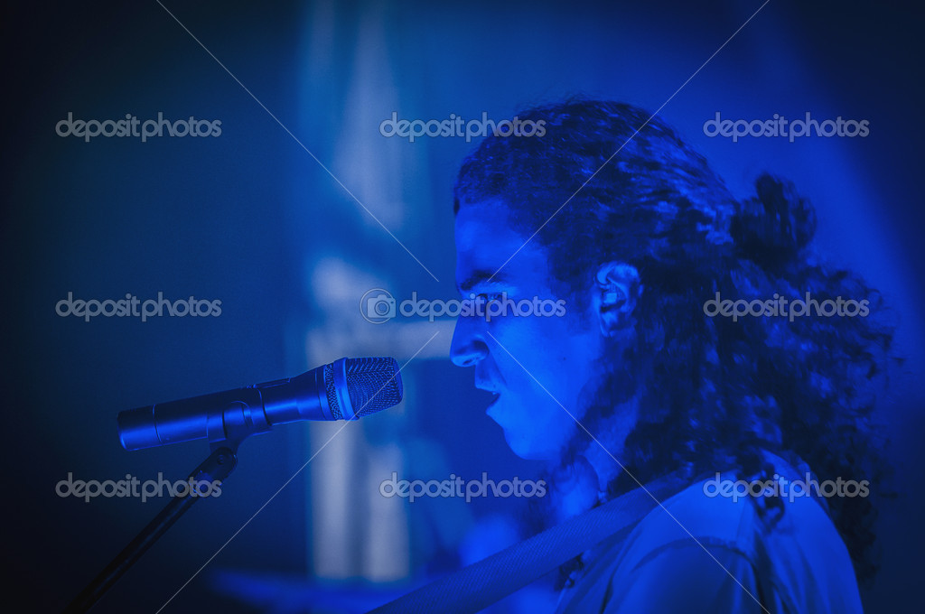 Amelie performs at the "Hard Rock Rocks La Merce" concert within ...