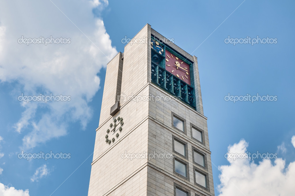 New City hall building in Stuttgart, Germany — Stock Photo ...