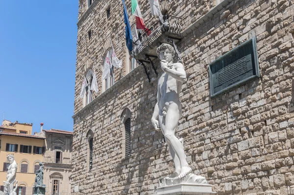 Patung David Michelangelo di Florence, Italia — Stok Foto © AnibalTrejo ...