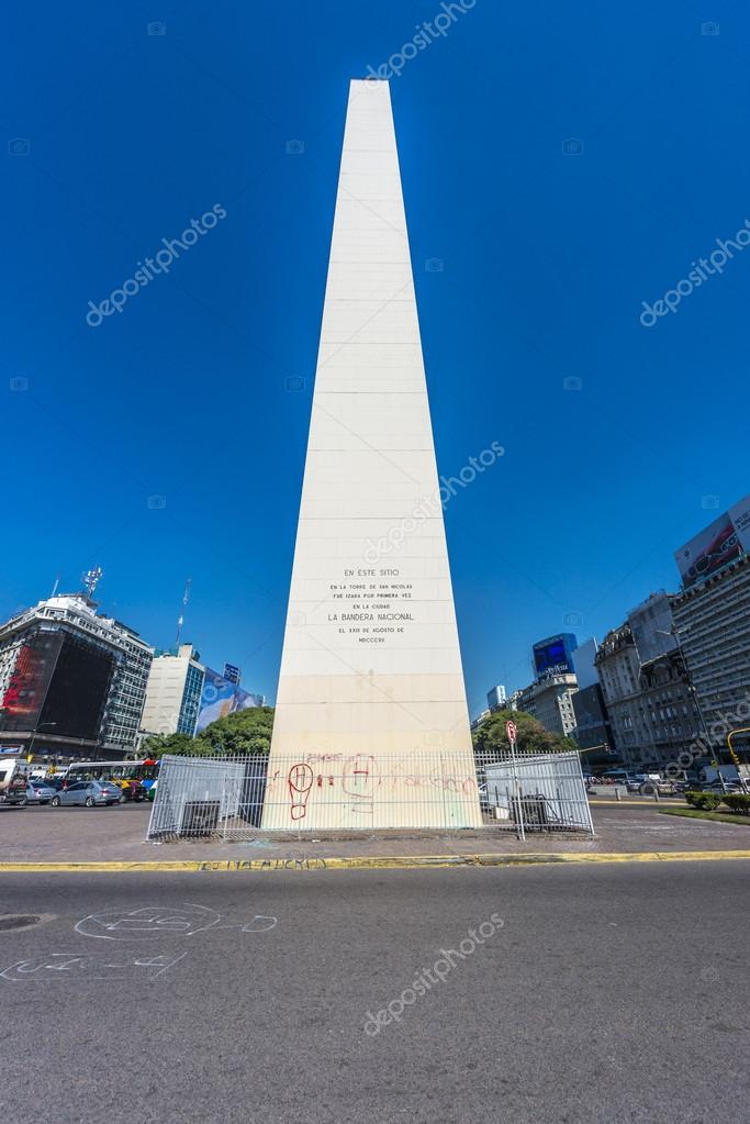 El Obelisco (El Obelisco) en Buenos Aires. 2023