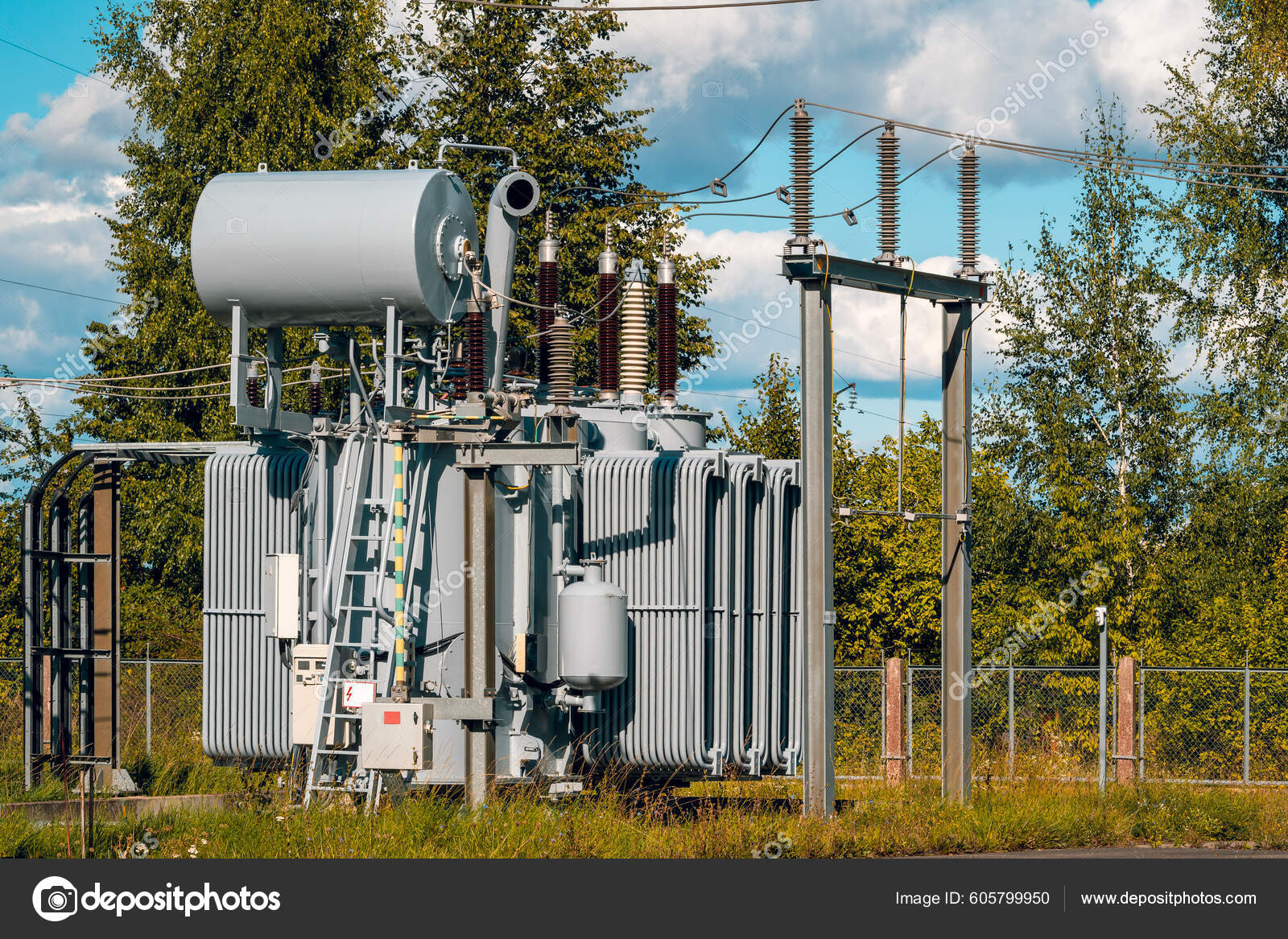 Power Transformer Substation Part High Voltage Substation Switches ...