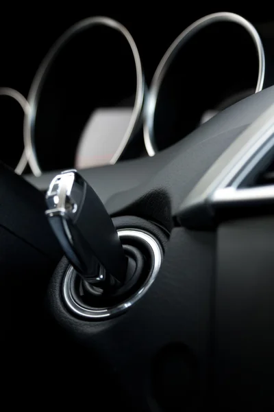 Car key into ignition lock — Stock Photo © AShkanov #5319918