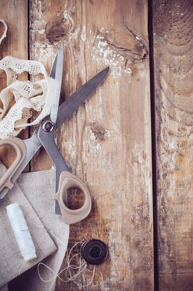 Vintage sewing background Stock Photos, Royalty Free Vintage sewing ...