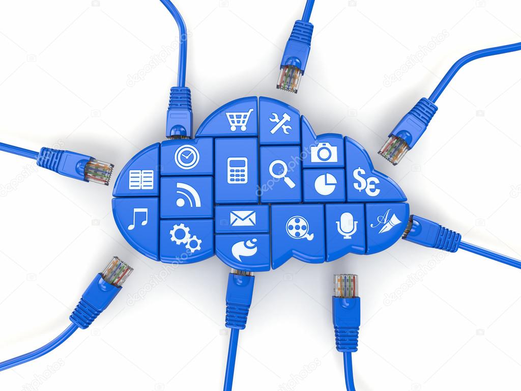 Cloud computing concept — Stock Photo © maxxyustas #23529143 Cloud computing concept — Stock Photo © maxxyustas #23529143