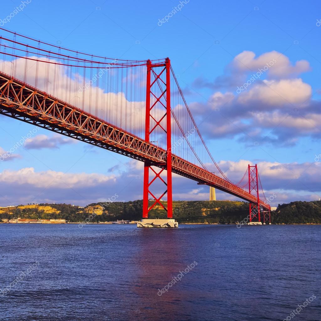 Bridge in Lisbon — Stock Photo © karkozphoto #40972393