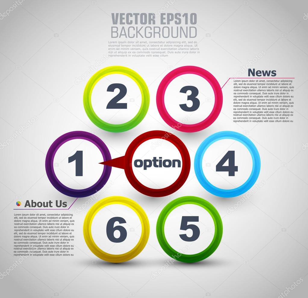Web design. vector progress steps Stock Vector Image by ©hyv123 #16240281