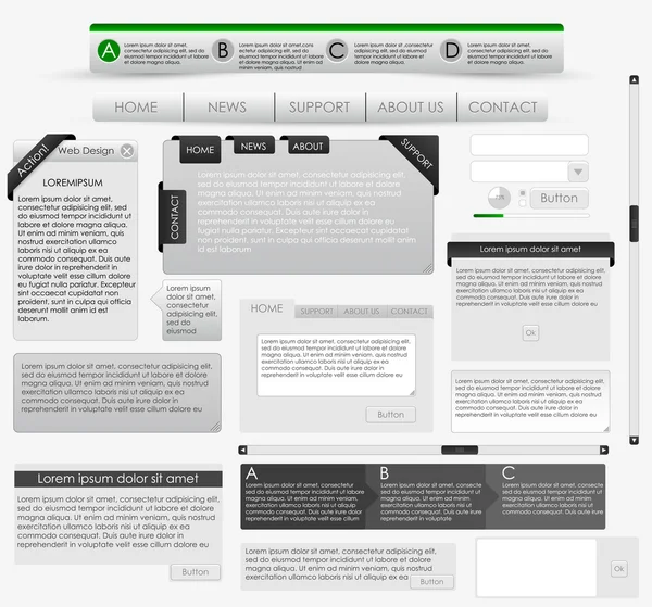 Web Design Frame Vector Stock Vector by ©hyv123 #37071361