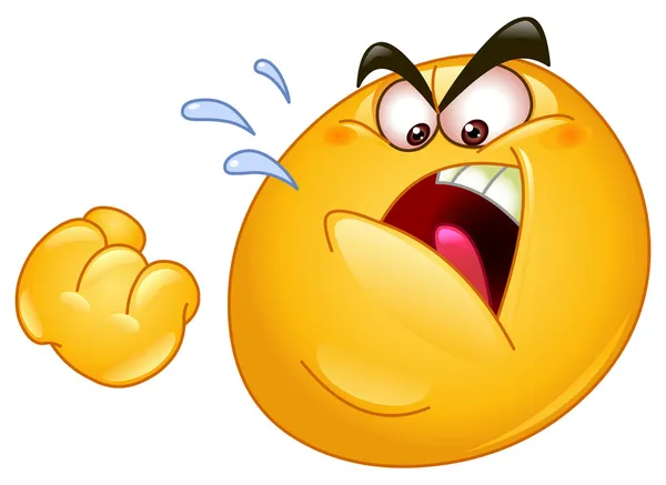 émoticône furieux — Image vectorielle yayayoyo © #10553157