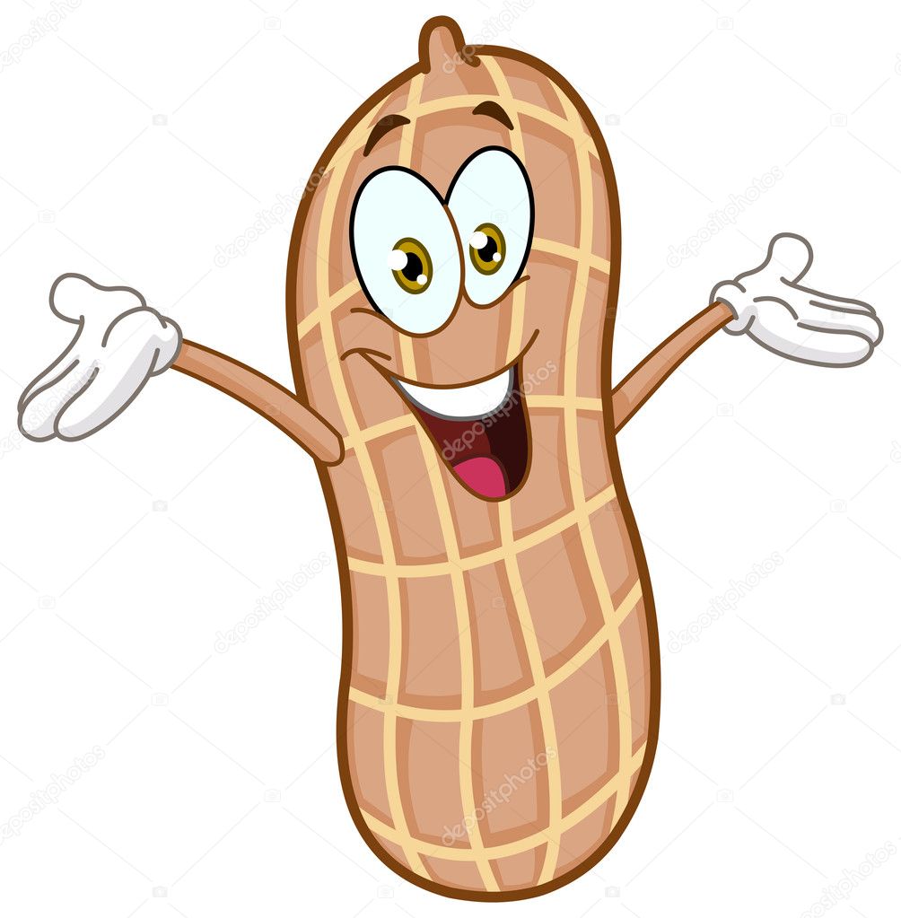 Peanut cartoon — Stock Vector © yayayoyo #48878715