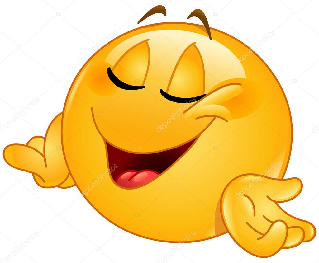 Emoji Emoticono Con Aspecto Orgulloso Arrogante Satisfecho Feliz Amor